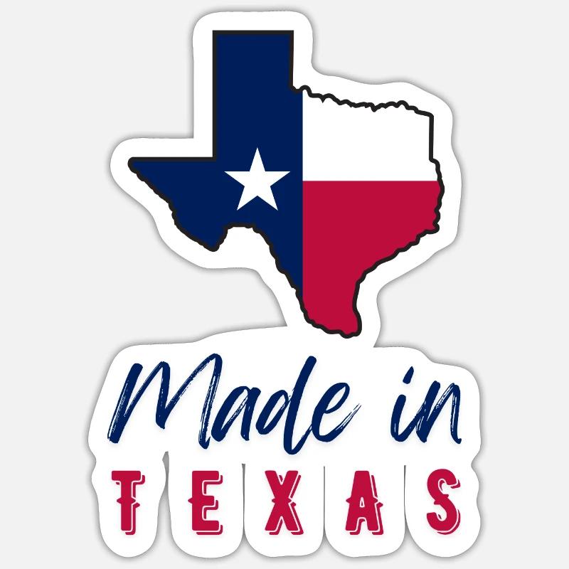 Made-in-texas Stickers | Unique Designs | Spreadshirt
