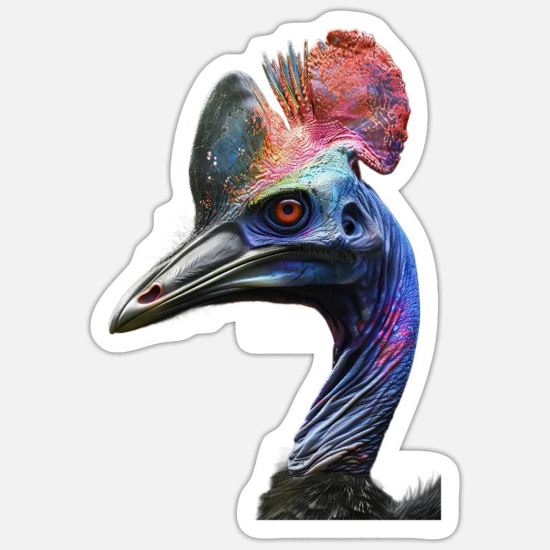 Cassowary Stickers | Unique Designs | Spreadshirt