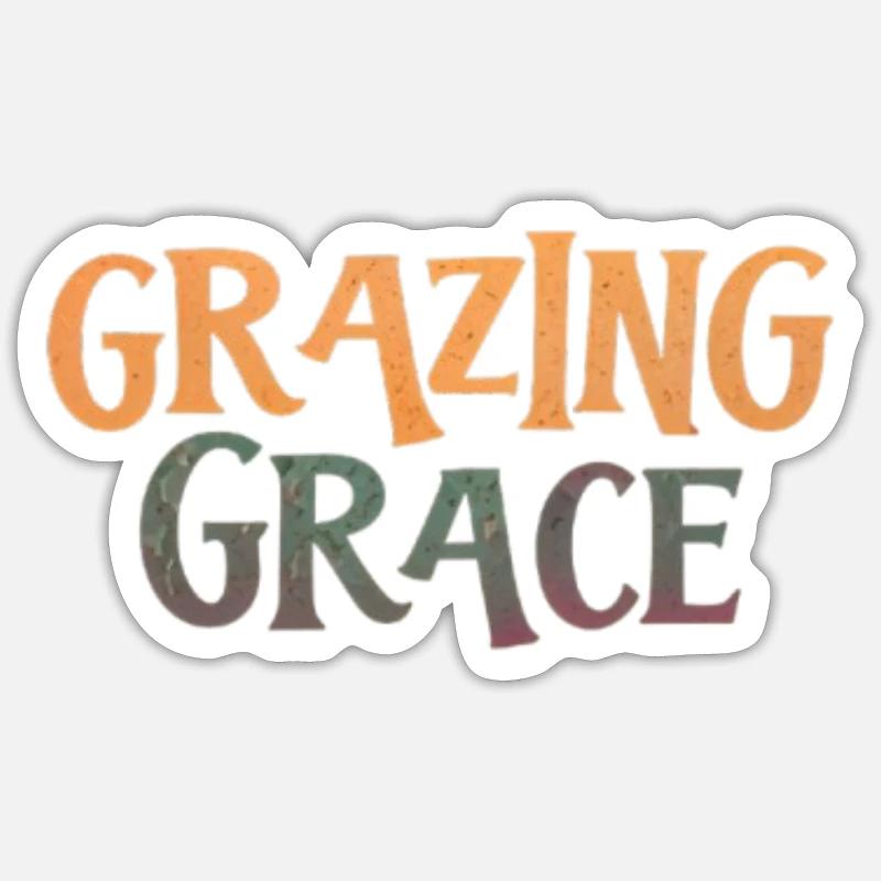 Grazing Stickers | Unique Designs | Spreadshirt