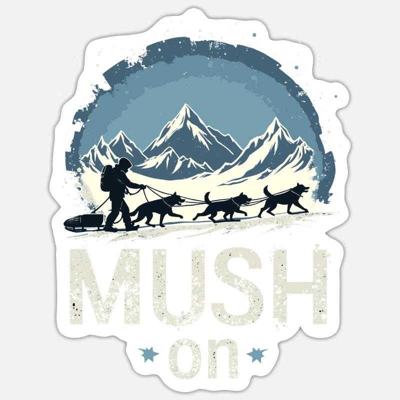 Iditarod Stickers | Unique Designs | Spreadshirt