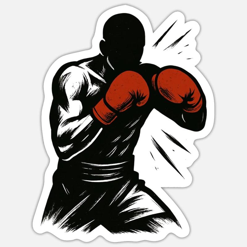 Knockout-fighter Stickers | Unique Designs | Spreadshirt