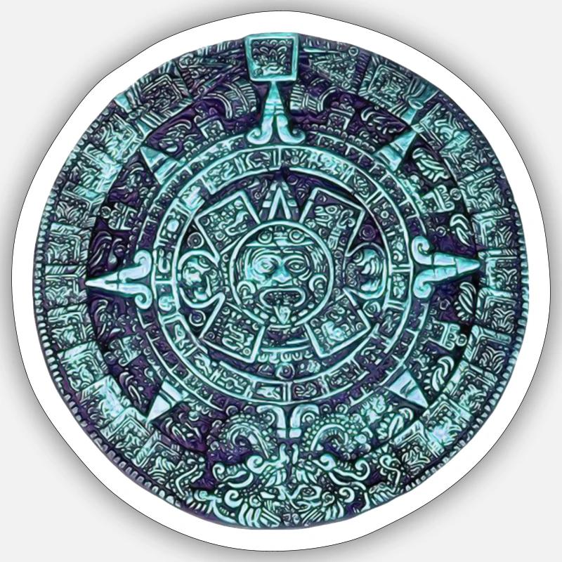 Maya Calendar Stickers | Unique Designs | Spreadshirt