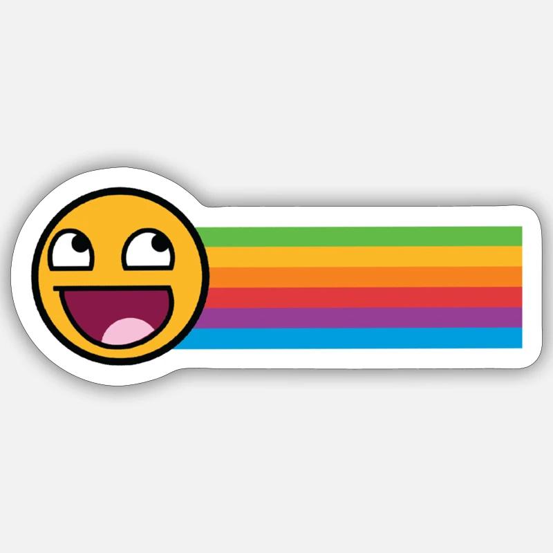 Happy-rainbow Stickers | Unique Designs | Spreadshirt