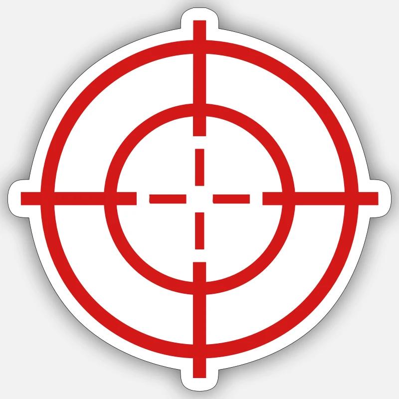 Crosshairs Stickers | Unique Designs | Spreadshirt