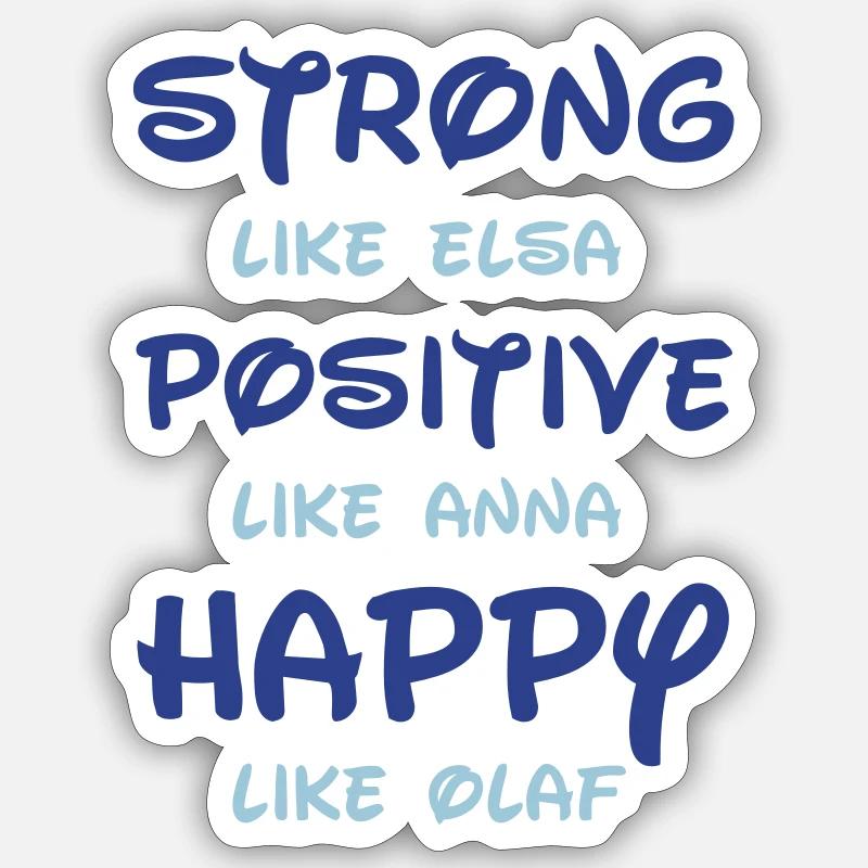 Elsa-anna Stickers | Unique Designs | Spreadshirt