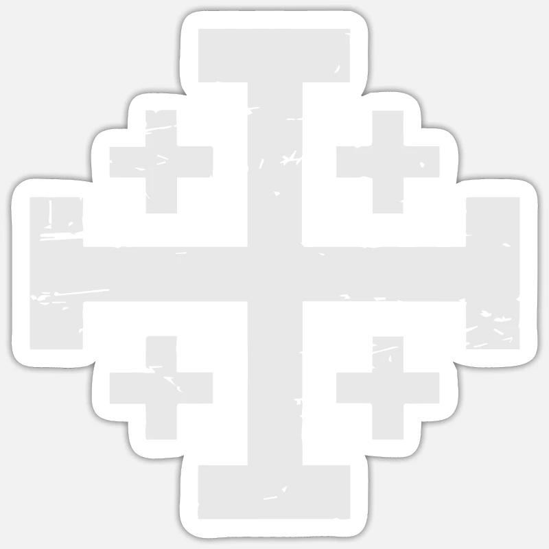 Crusader Stickers | Unique Designs | Spreadshirt