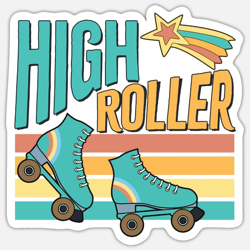 High-roller Stickers | Unique Designs | Spreadshirt