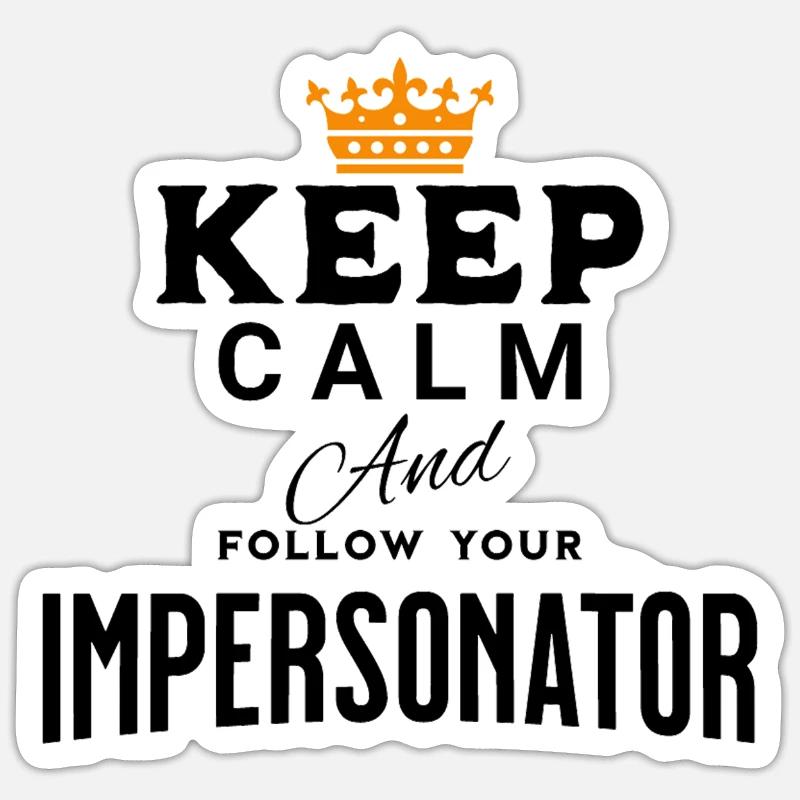 Impersonator Stickers | Unique Designs | Spreadshirt
