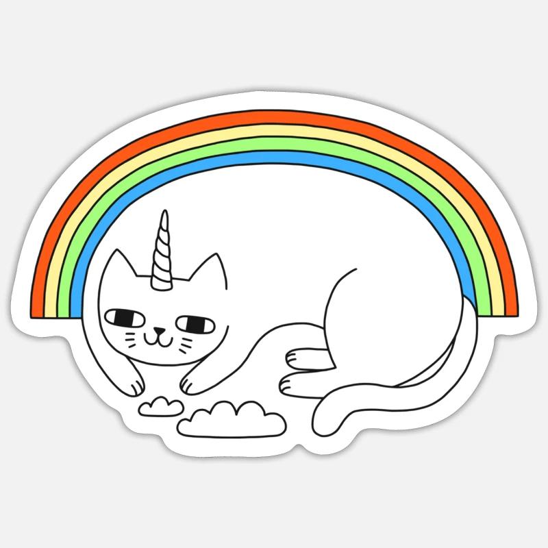 Unicat Stickers | Unique Designs | Spreadshirt