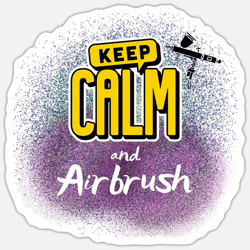 Airbrush Cartoon Stickers | Unique Designs | Spreadshirt