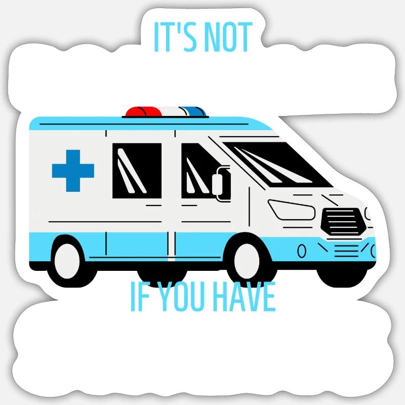 Emergency Call Stickers | Unique Designs | Spreadshirt