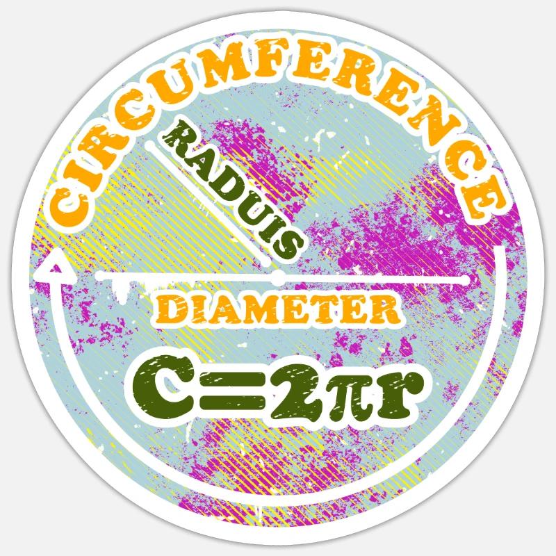 Circumference Stickers | Unique Designs | Spreadshirt