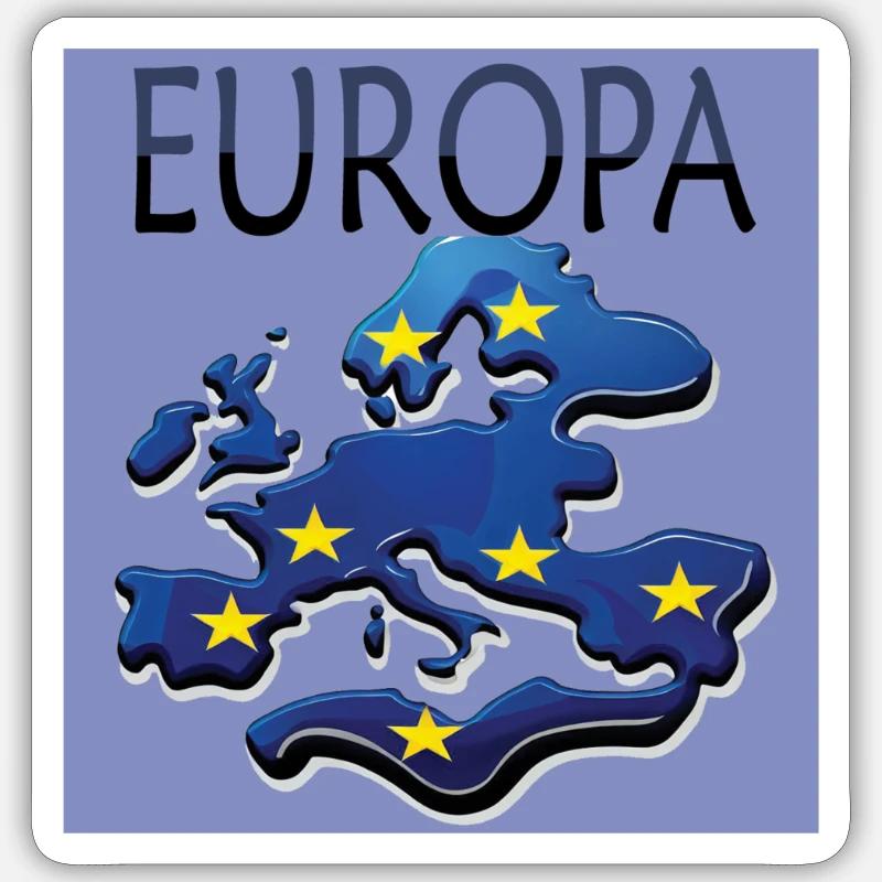 Europa Stickers | Unique Designs | Spreadshirt