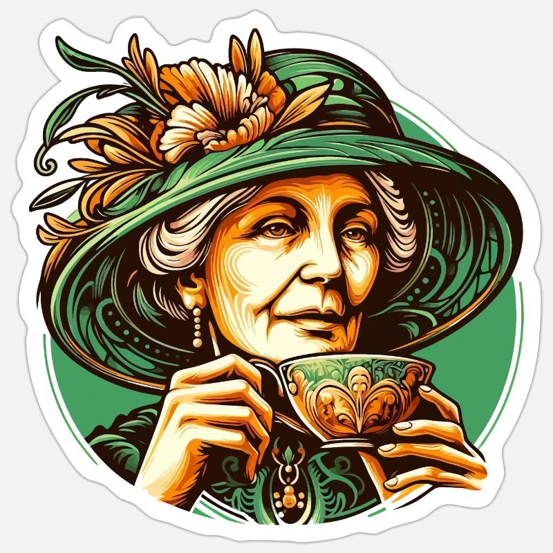 Elderly Stickers | Unique Designs | Spreadshirt