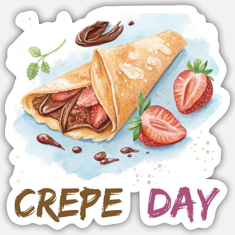 Crepes Stickers | Unique Designs | Spreadshirt