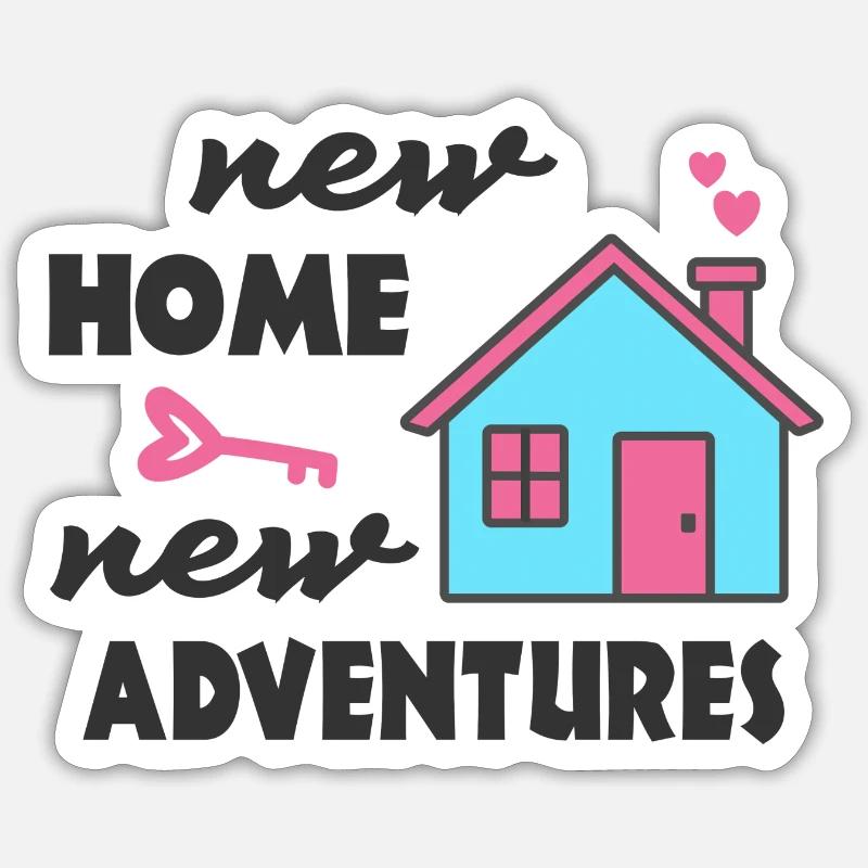 Housewarming Stickers | Unique Designs | Spreadshirt