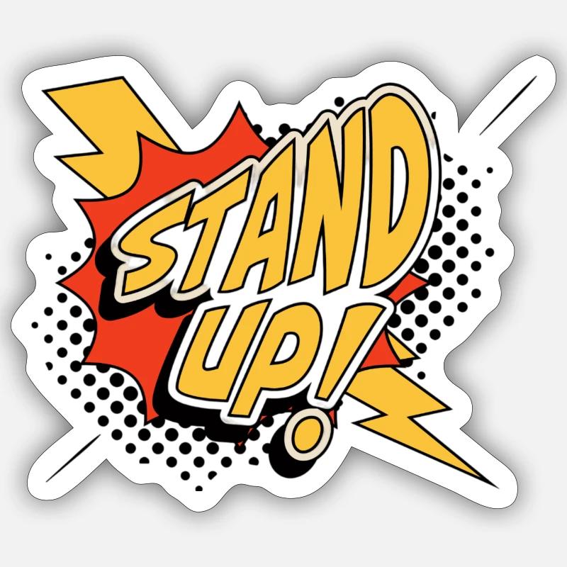 Stand Up Stickers | Unique Designs | Spreadshirt