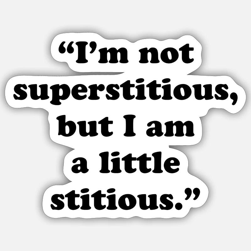 Stitious Stickers | Unique Designs | Spreadshirt
