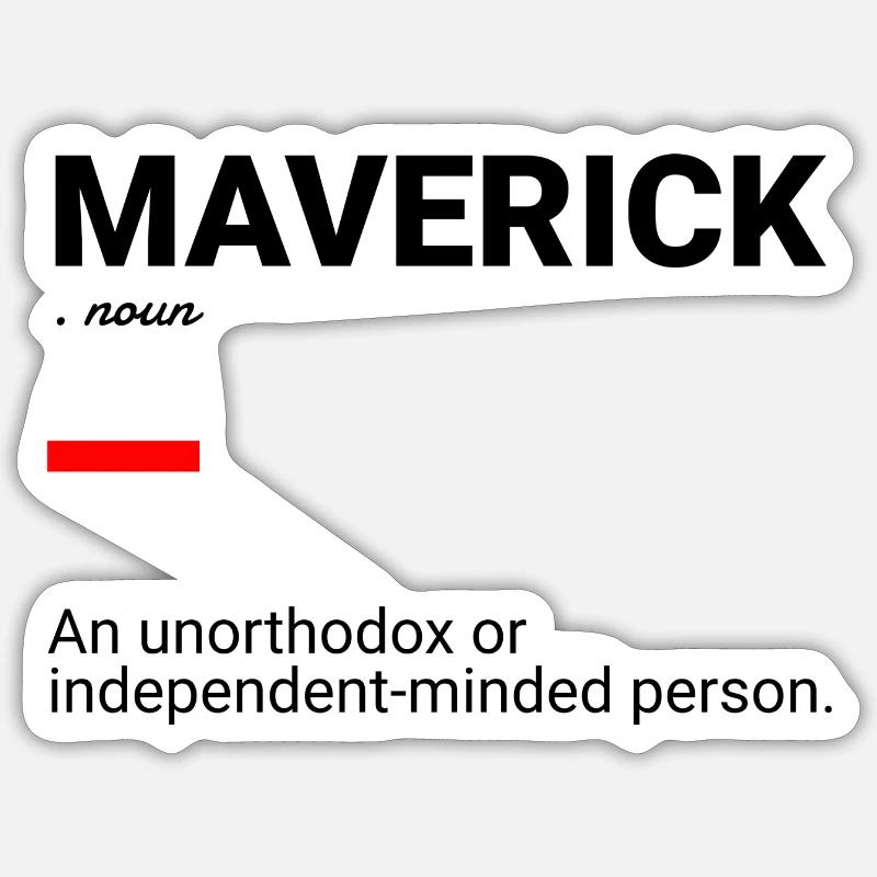 Maverick Stickers | Unique Designs | Spreadshirt