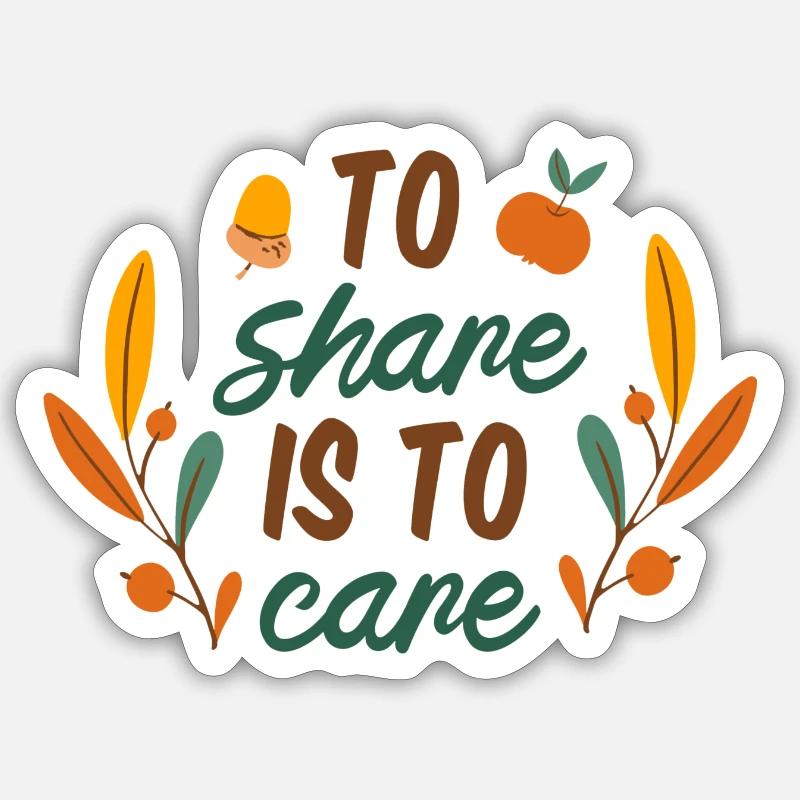 Caring Stickers | Unique Designs | Spreadshirt