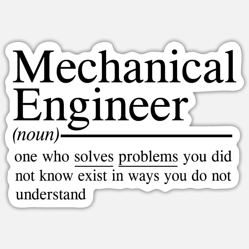 Mechanical Stickers | Unique Designs | Spreadshirt