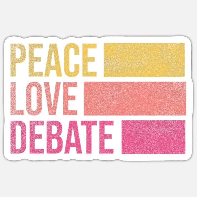 Debater Stickers | Unique Designs | Spreadshirt