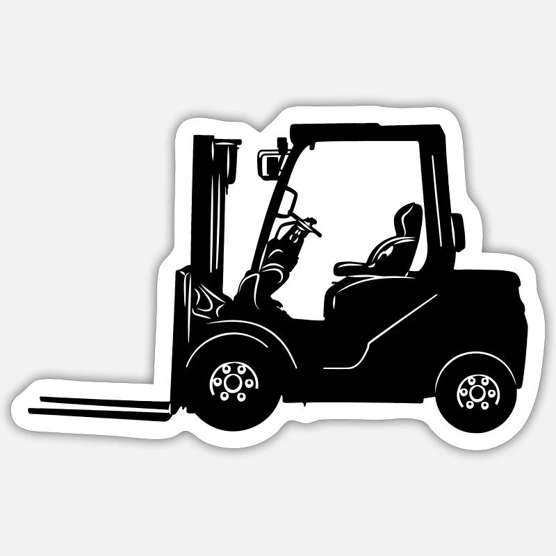 Forklifts Stickers | Unique Designs | Spreadshirt