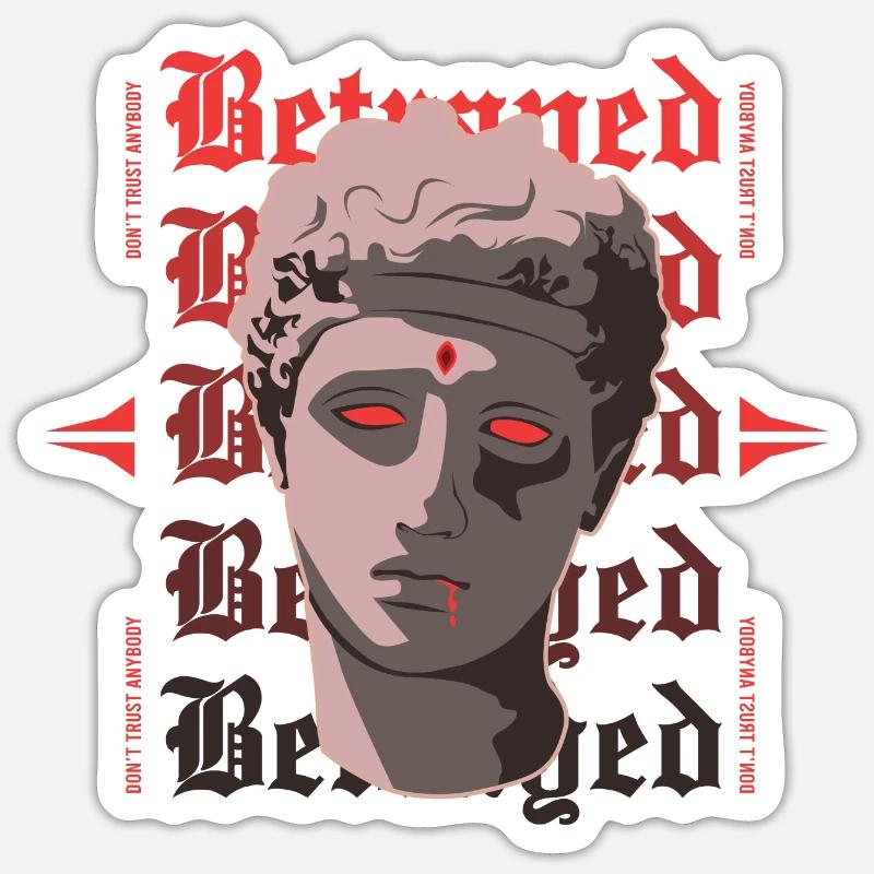 Betray Stickers | Unique Designs | Spreadshirt