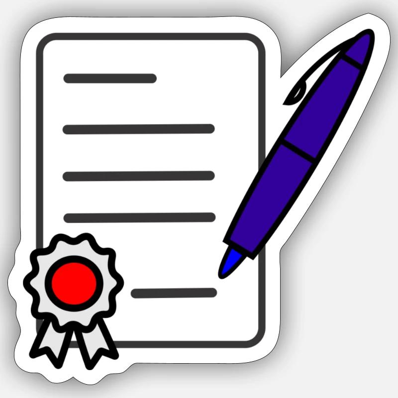Contract Griller Stickers | Unique Designs | Spreadshirt