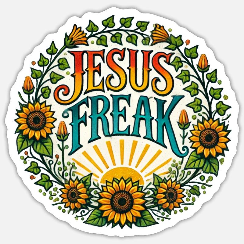 Jesus Freak Stickers | Unique Designs | Spreadshirt