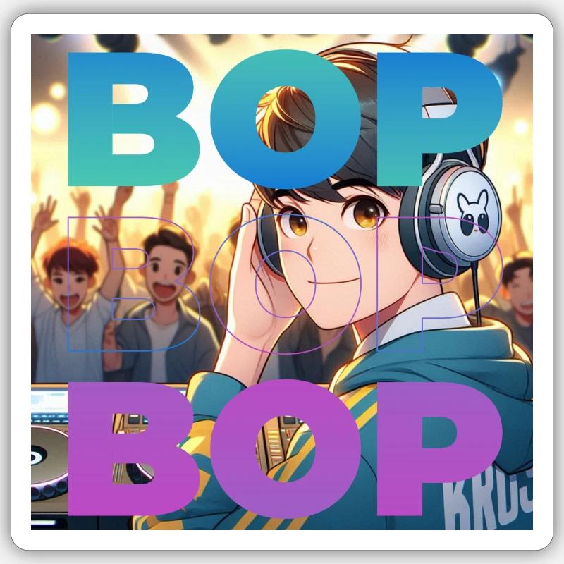 Bops Stickers | Unique Designs | Spreadshirt