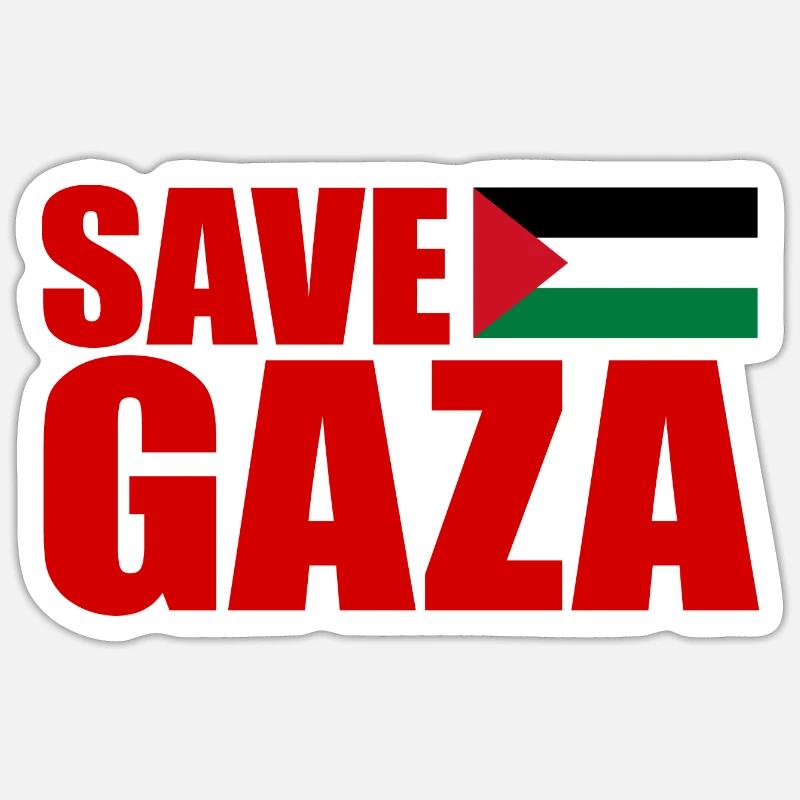 Gaza Stickers | Unique Designs | Spreadshirt