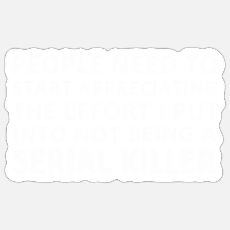 Serial Killer Stickers | Unique Designs | Spreadshirt