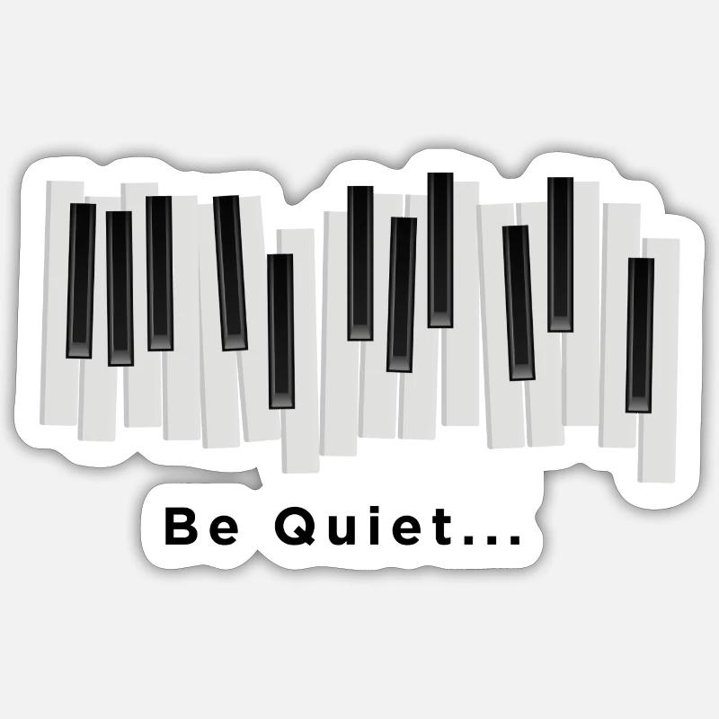 Quietness Stickers | Unique Designs | Spreadshirt