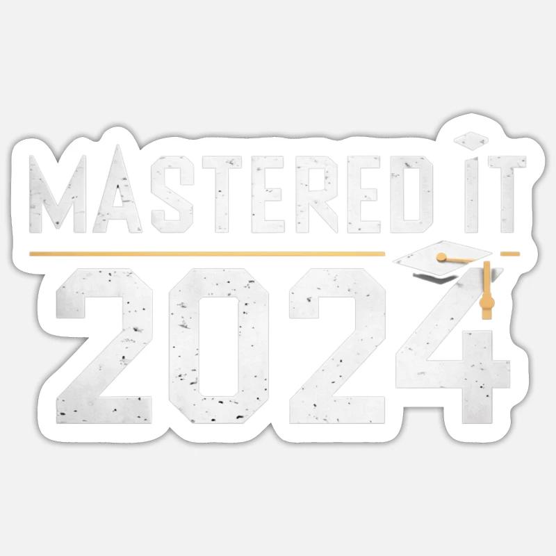 Master's Degree Stickers | Unique Designs | Spreadshirt