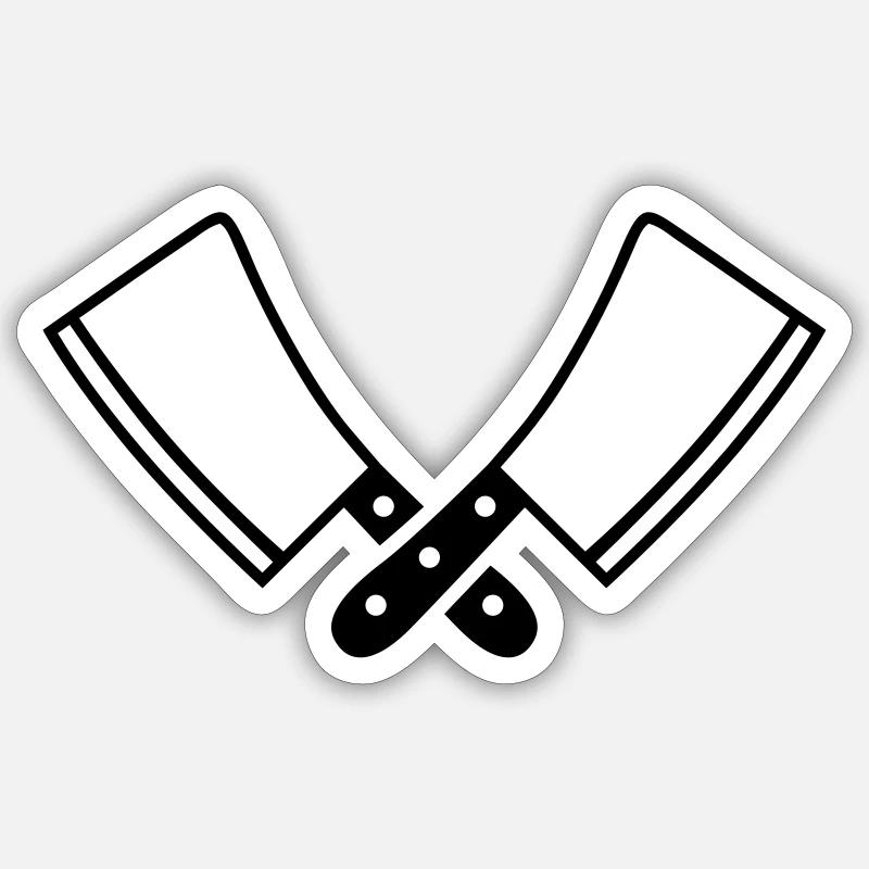 Knives Stickers | Unique Designs | Spreadshirt