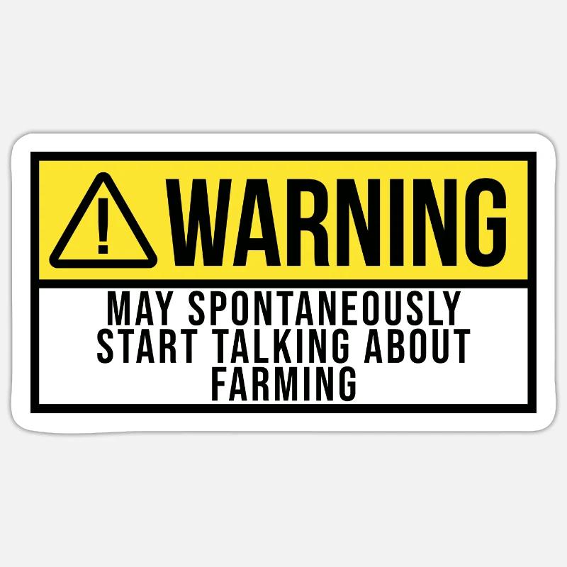 Farming Stickers | Unique Designs | Spreadshirt