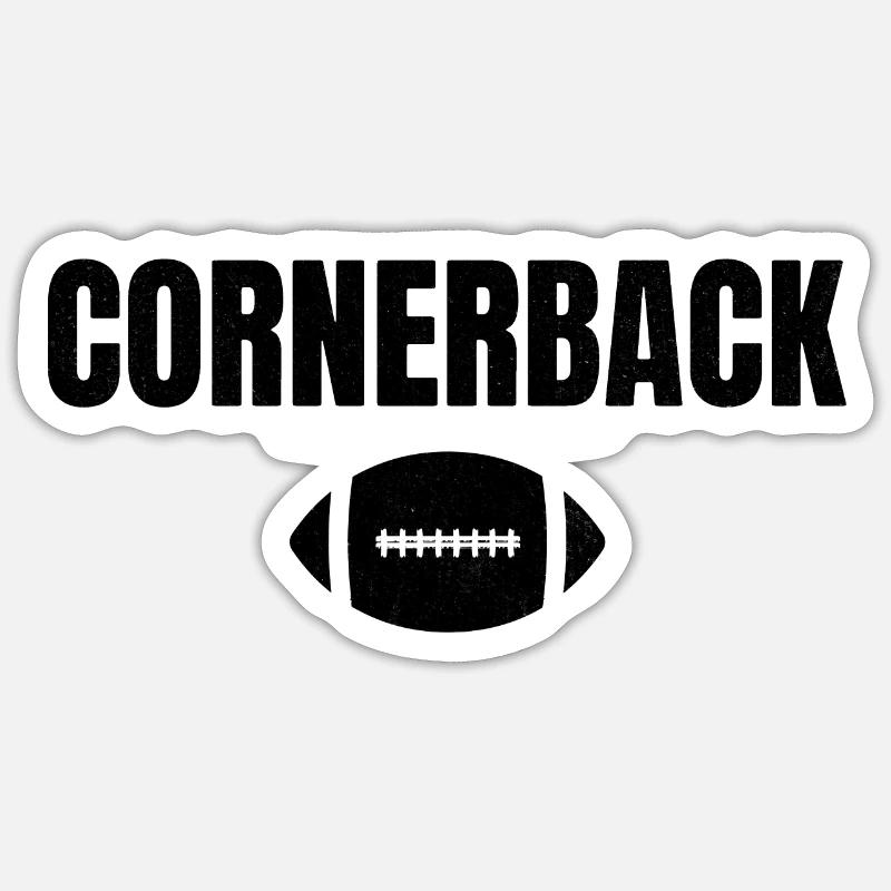 Cornerbacks Stickers | Unique Designs | Spreadshirt