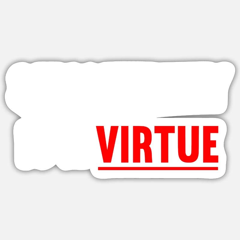 Virtue Stickers | Unique Designs | Spreadshirt