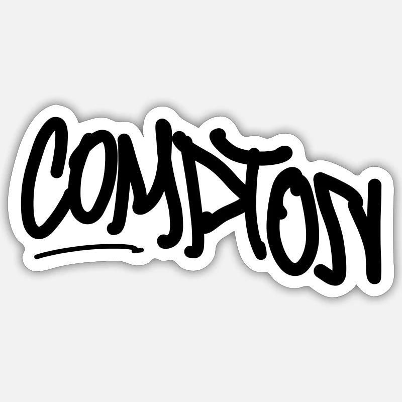 Compton Stickers | Unique Designs | Spreadshirt