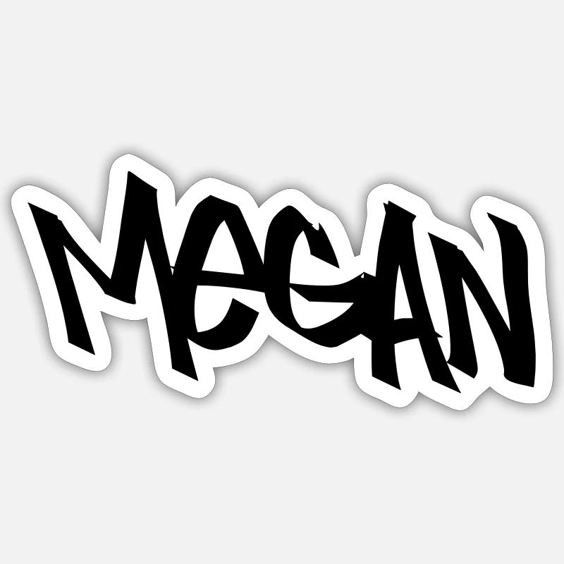 Megan Stickers | Unique Designs | Spreadshirt