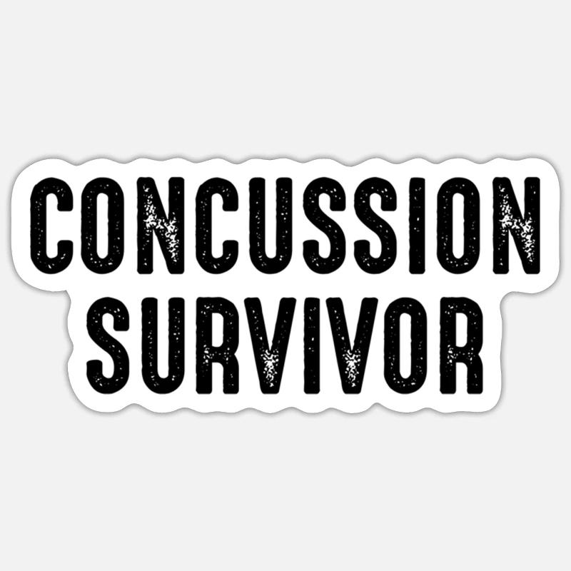 Concussion Stickers | Unique Designs | Spreadshirt