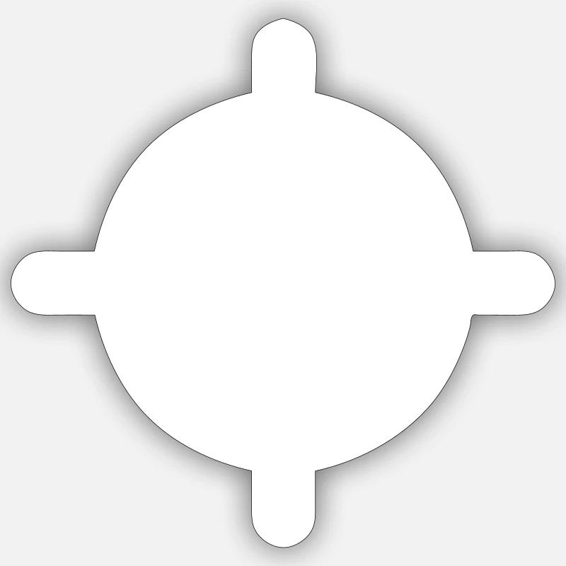 Crosshairs Stickers | Unique Designs | Spreadshirt