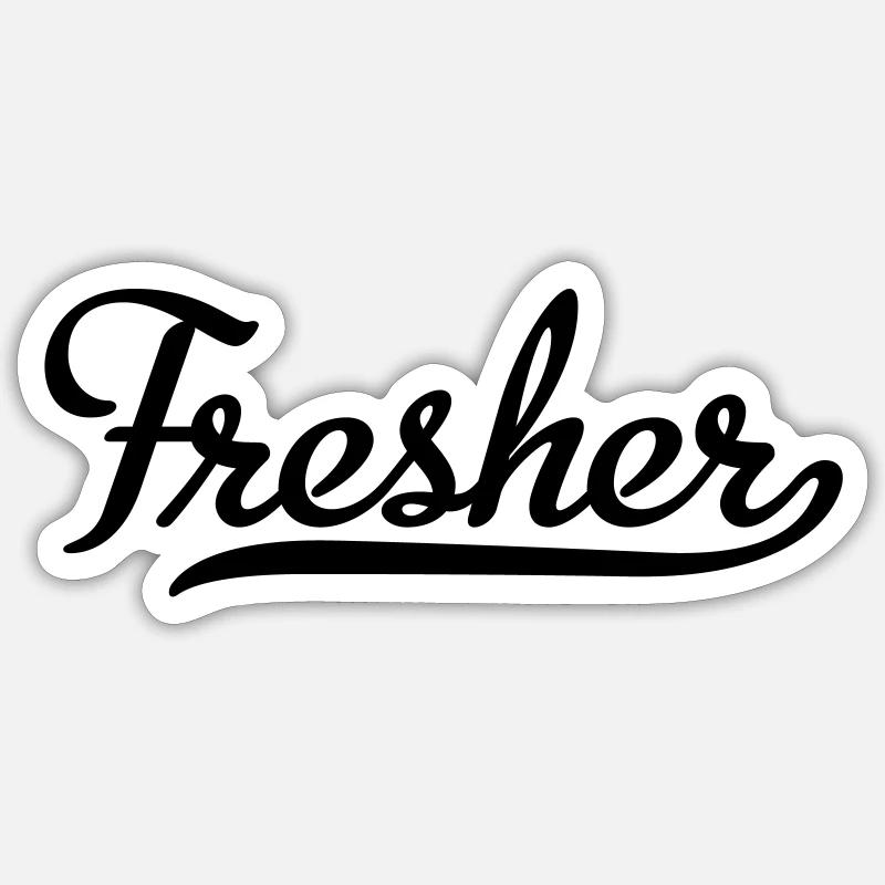 Fresher Stickers | Unique Designs | Spreadshirt