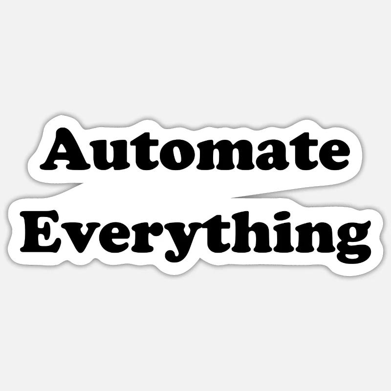Automate Stickers | Unique Designs | Spreadshirt