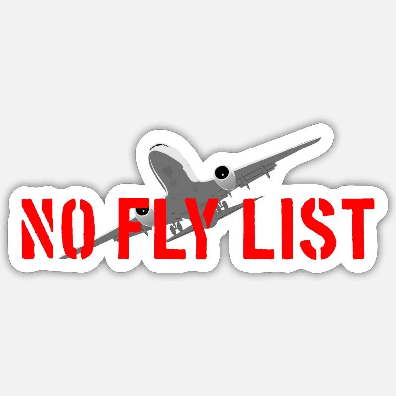 No-fly Stickers | Unique Designs | Spreadshirt