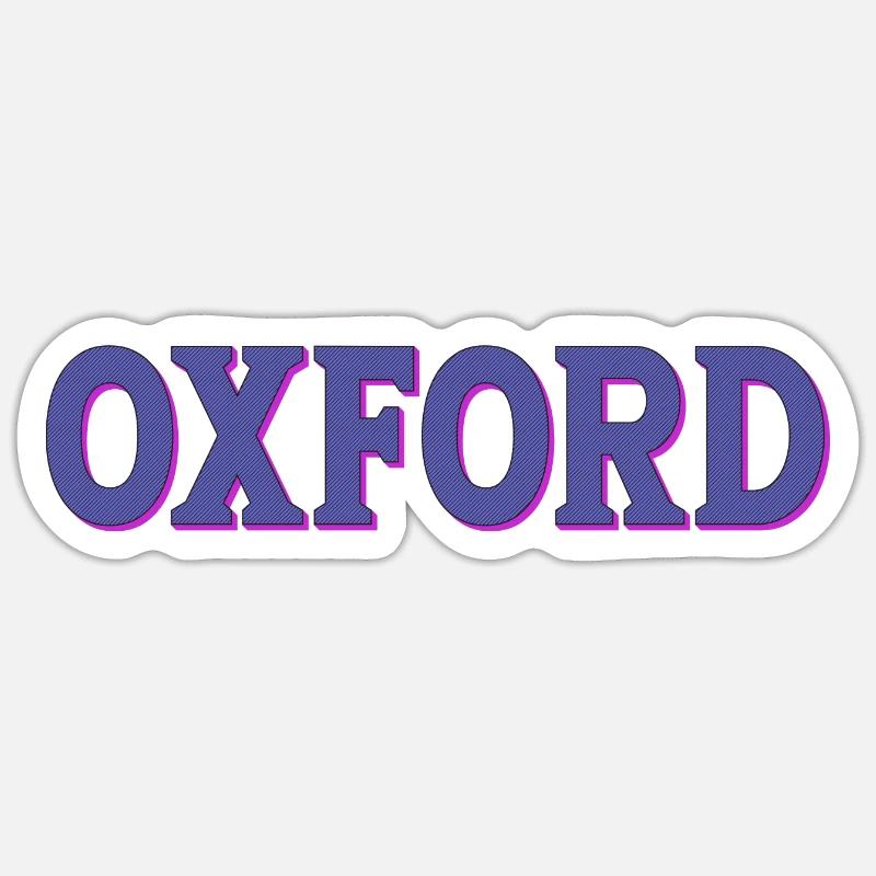 Oxford Stickers | Unique Designs | Spreadshirt