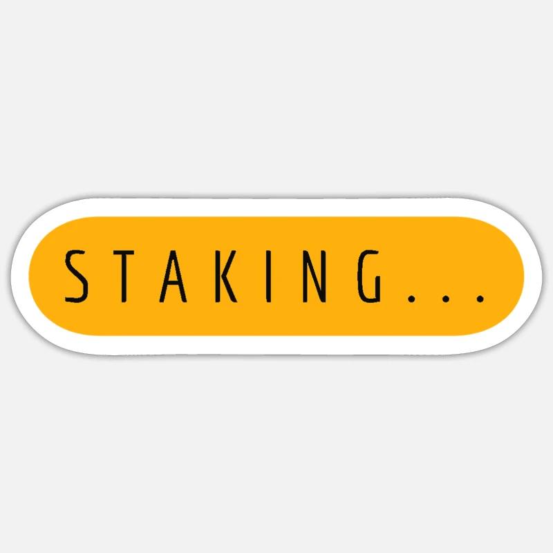 Staking Stickers | Unique Designs | Spreadshirt
