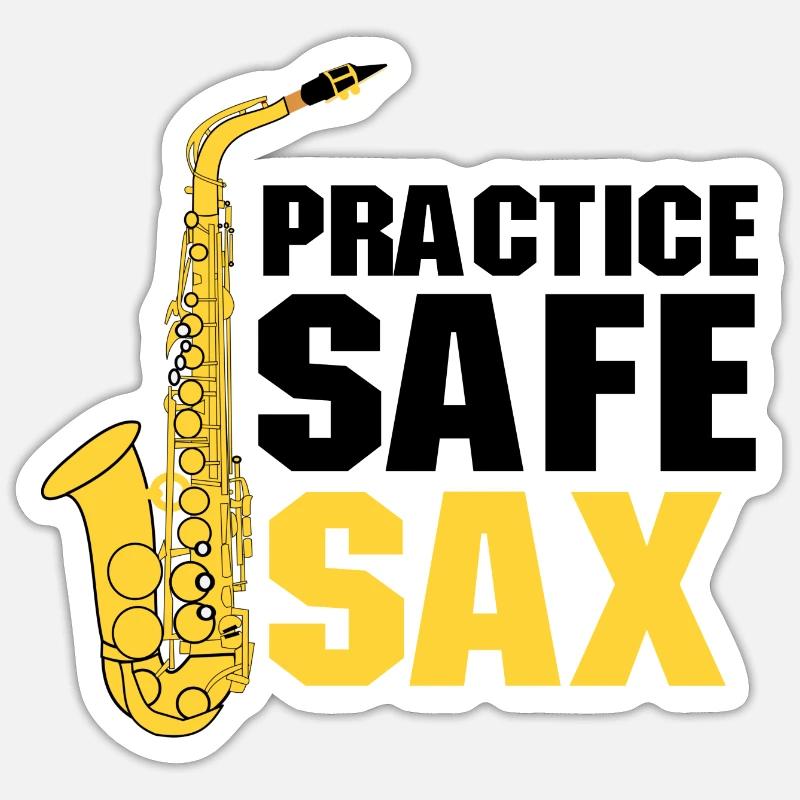 Sax Stickers | Unique Designs | Spreadshirt