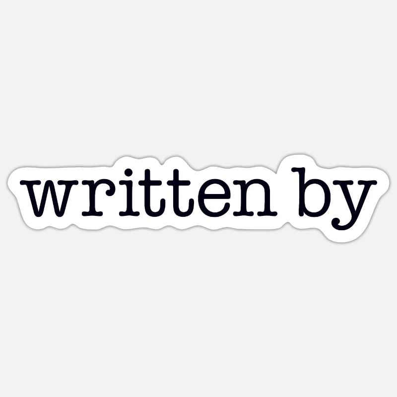 Written Stickers | Unique Designs | Spreadshirt